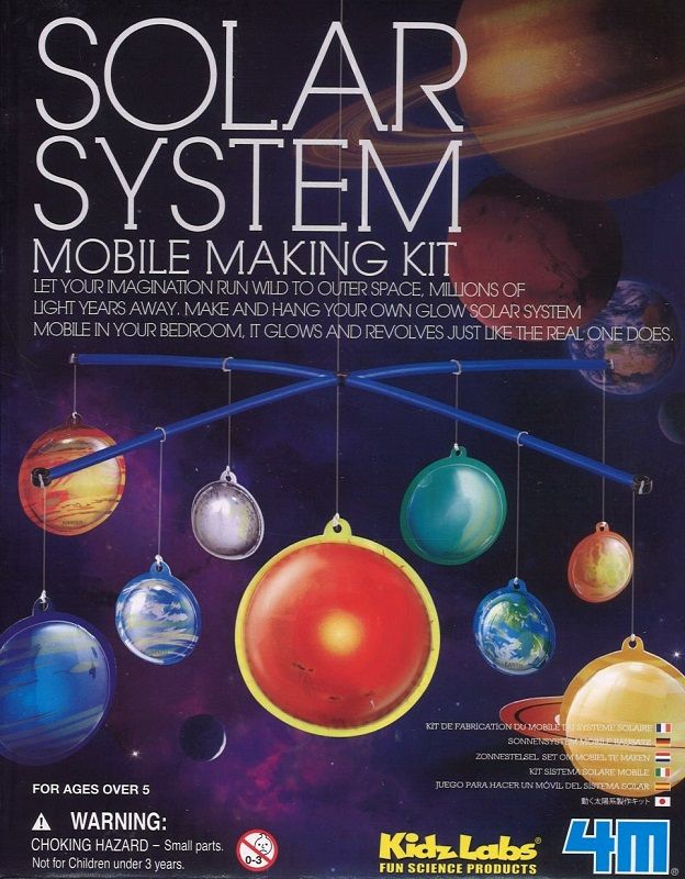 Solar System Planets Mobile 3D Paper Mobile Planets Craft Template